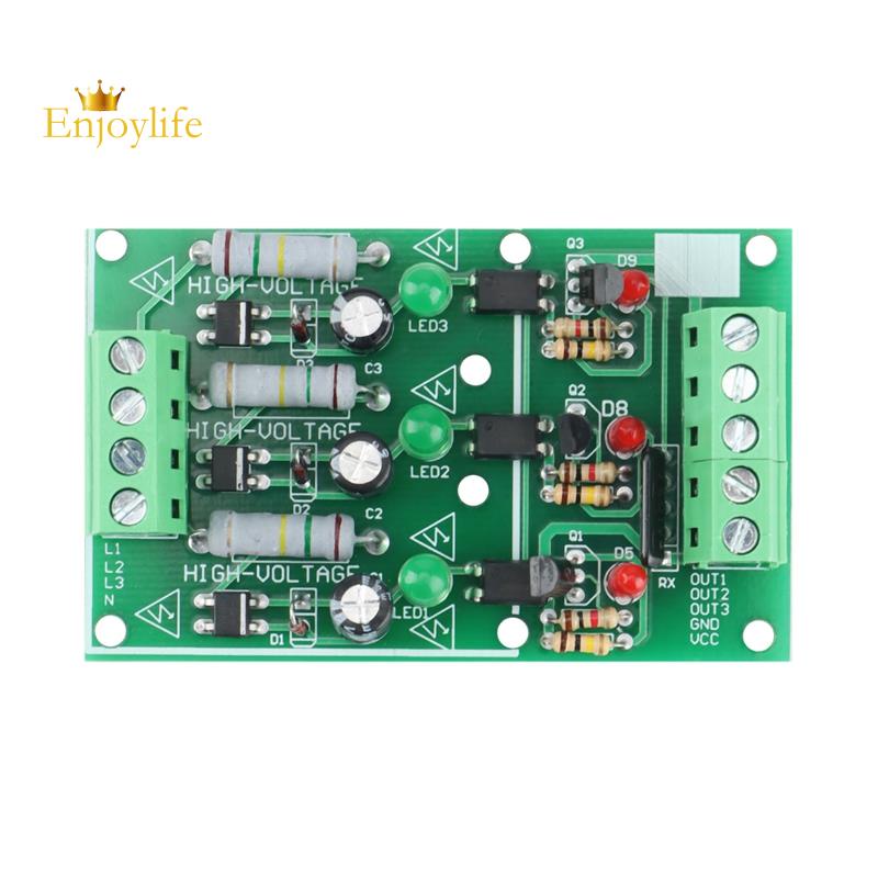 3 Channel Optocoupler Isolation ule AC 220V Isolated Board Testing ule ...