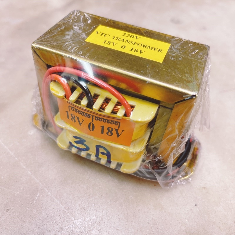 Transformer หม้อแปลง 18-0-18V. รุ่น 3A. ตัวตั้ง ไม่มีขดย่อย | Shopee Thailand