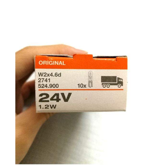 หลอดเสียบ T5 24V 1.2W #2741 OSRAM แท้ | Shopee Thailand