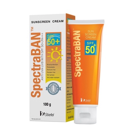 SpectraBAN Sunscreen Cream Anit UVA-UVB SPF50+ PA+++ สเปคตร้าแบน ครีม ...