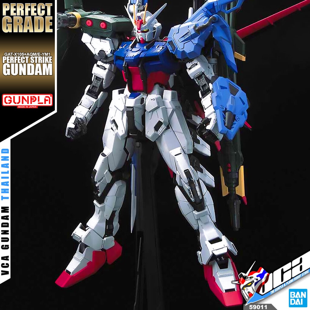 VCA 8️⃣ BANDAI GUNPLA PERFECT GRADE PG 1/60 PERFECT STRIKE GUNDAM ...