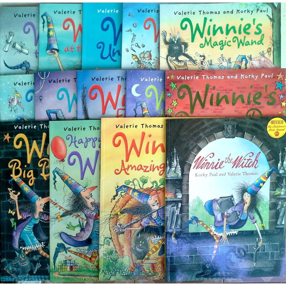 Winnie the Witch by Valerie Thomas and Korky Paul 8 รื่อง หนังสือมือสอง ...