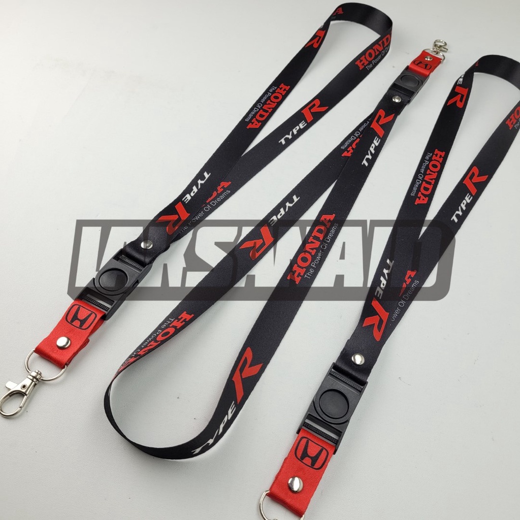 HONDA TYPE R HONDA CAR ID CARD STRAP LANYARD PLUS HOLDER | Shopee Thailand