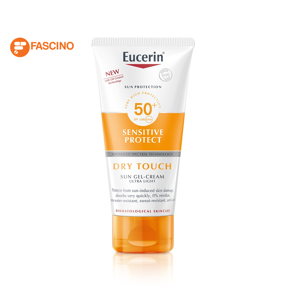Eucerin Sun Body Sensitive Protect Dry Touch SPF 50+ PA++++ 200ml ยูเซ ...