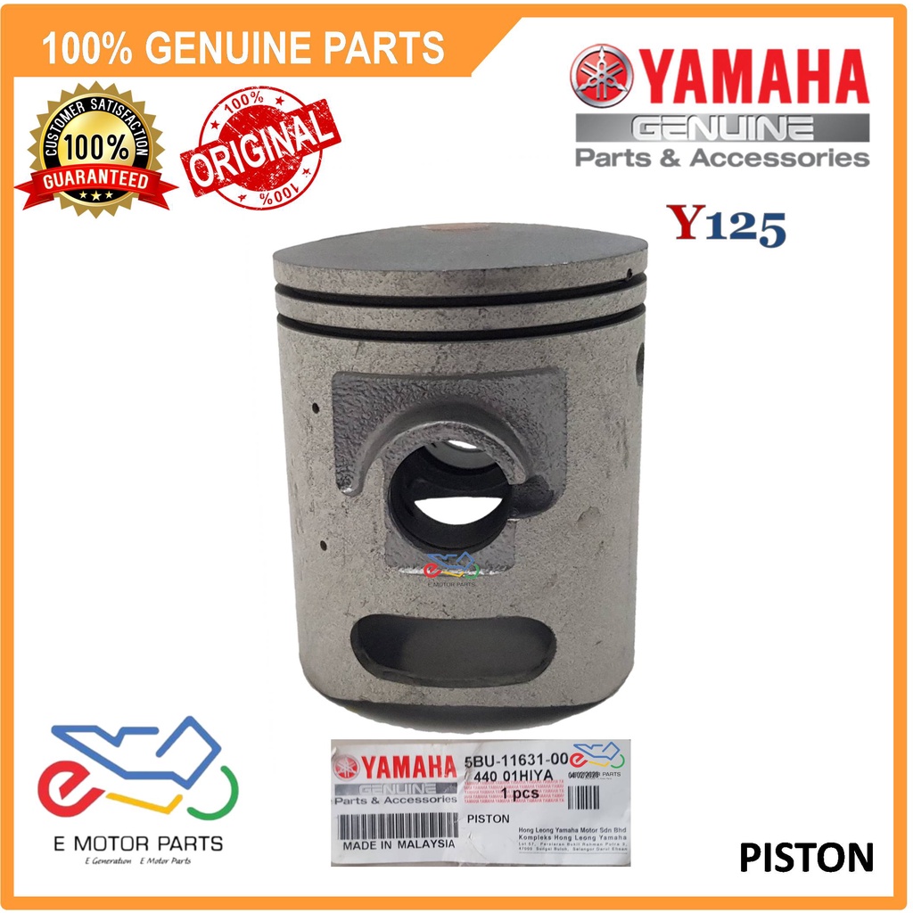 Y125 125Z 125ZR ชุดแหวนลูกสูบ และแหวนลูกสูบ มาตรฐาน 5BU-11631-00 5BU ...