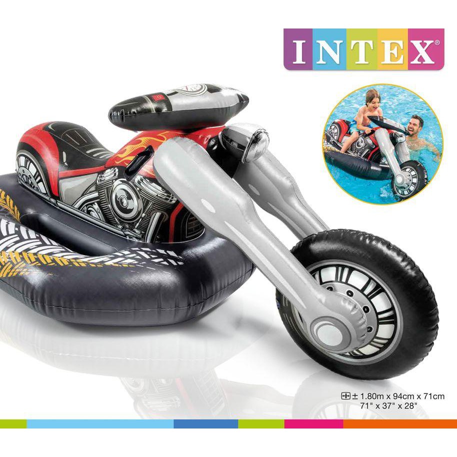 INTEX 57534 CRUISER MOTORBIKE RIDE-ON แพเป่าลมมอเตอร์ไซด์ สุดเท่ส์ ...
