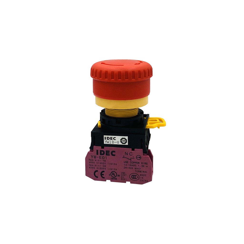 IDEC สวิทซ์ดอกเห็ด กดล็อก 22 มิล รุ่น YW-E01 | Shopee Thailand