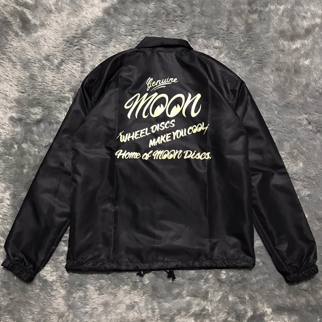 เสื้อแจ็กเก็ตกันลม MOONEYES HOUSE Off BLACK & YELLOW ของแท้ | Shopee ...