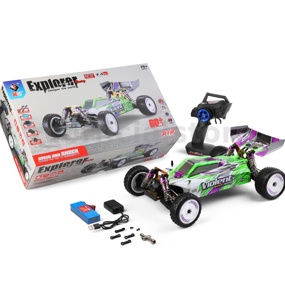 Wltoys 104002 Rtr โมเดลรถแข่งบังคับวิทยุ 1/10 2.4G 4WD 60 กม./ชม. ความ ... Wltoys 104002 Rtr โมเดลรถแข่งบังคับวิทยุ 1/10 2.4G 4WD 60 กม./ชม. ความ ...