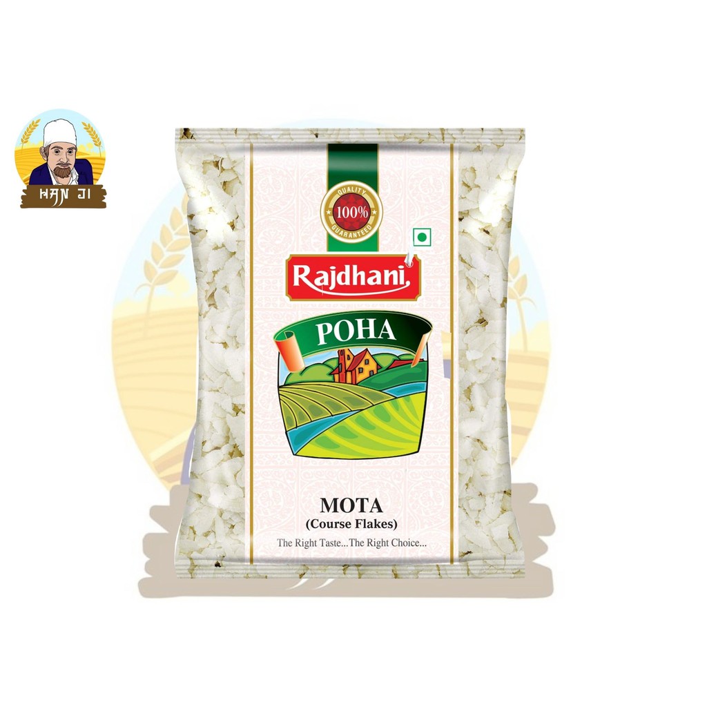 Rajdhani Poha 500g ข้าวเม่าอินเดีย | Shopee Thailand