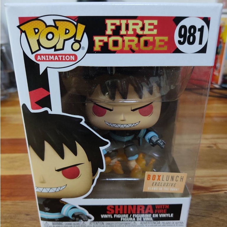 Funko Pop - Shinra #981 (Glows In The Dark) จากเรื่อง Fire Force ของแท้ ...