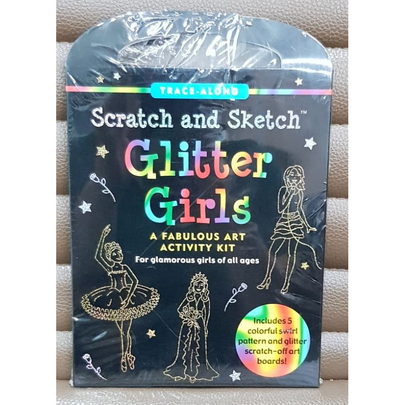 Scratch and sketch Glitter girls | Shopee Thailand