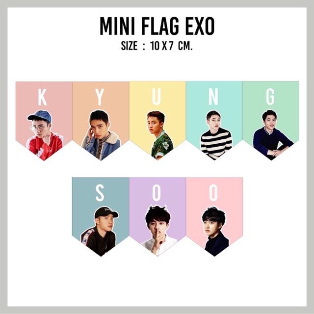 ธงจิ๋ว EXO [mini flag EXO] | Shopee Thailand