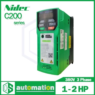Inverter NIDEC C200 1-2HP 380Volt 3Phase | Shopee Thailand