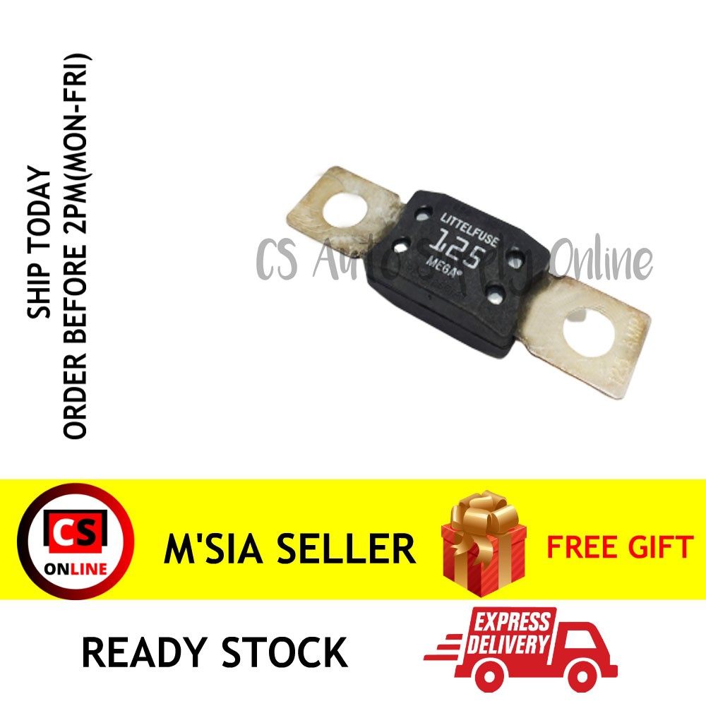 Cs Mega ฟิวส์ 125A Littelfuse 125A Lorry Truck ฟิวส์หลัก Bolt Down Auto ...