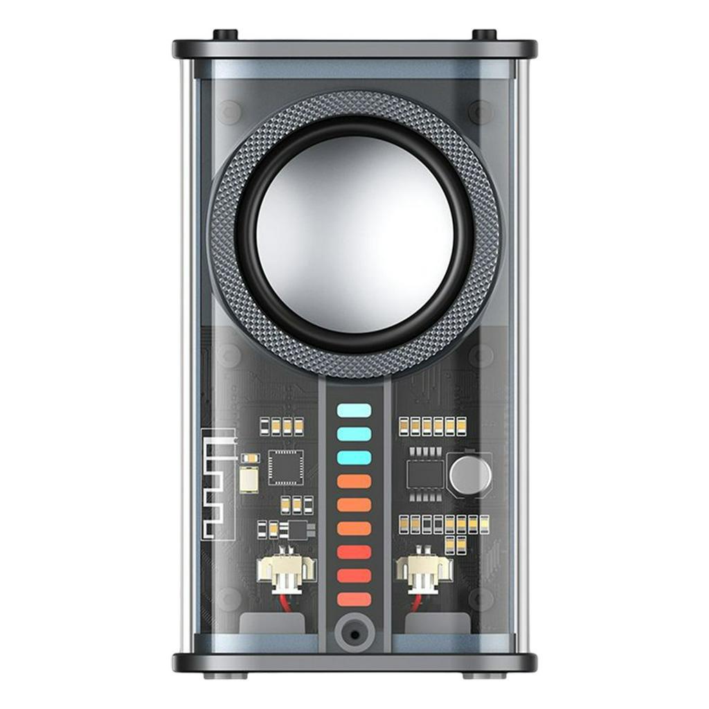 K07 ลําโพงไร้สาย Mecha USB ไมโครโฟนในตัว จังหวะแสงเสียง | Shopee Thailand