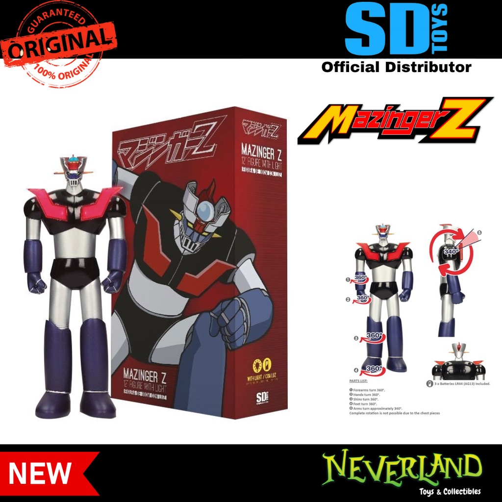 (SOLD OUT) SD Toys Mazinger Z Mazinger 30 Cm Figure with Light | Shopee ...
