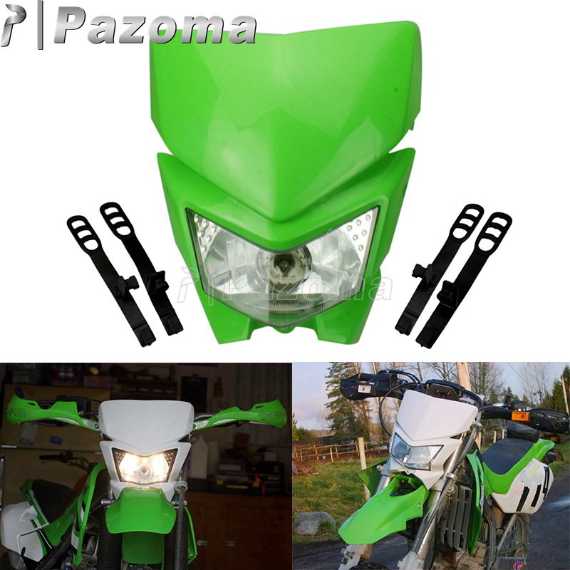 PA สำหรับ Street Bike Motocross Dual Sport ไฟหน้า Fairing สำหรับ ...