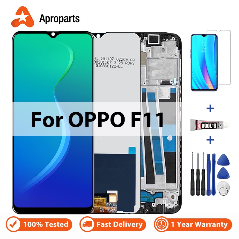 อะไหล่หน้าจอสัมผัส Lcd แบบเปลี่ยน สําหรับ Oppo F11 A9 A9x F11 Pro