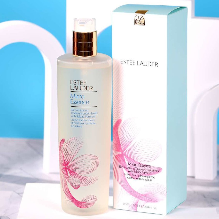 รุ่นใหม่น้ำตบสูตร Estee Lauder MICRO SAKURA ESSENCE 200 ml. และ 400ml ...