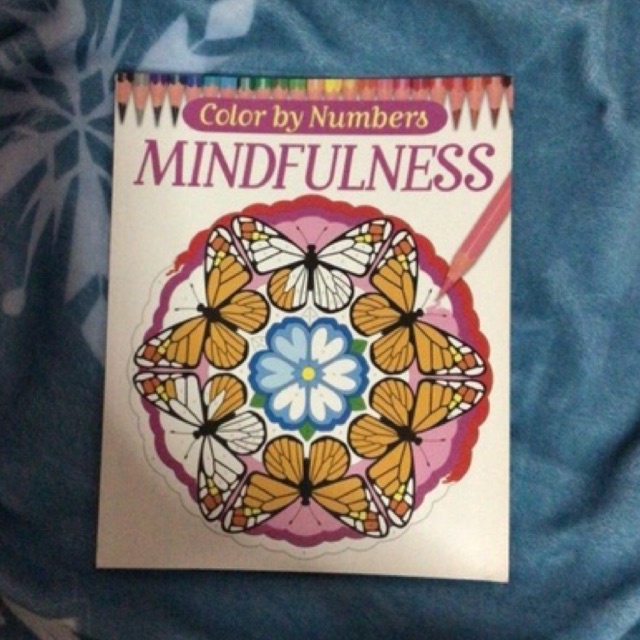 หนังสือ Color by Numbers MINDFULNESS ระบายสีตามตัวเลข | Shopee Thailand