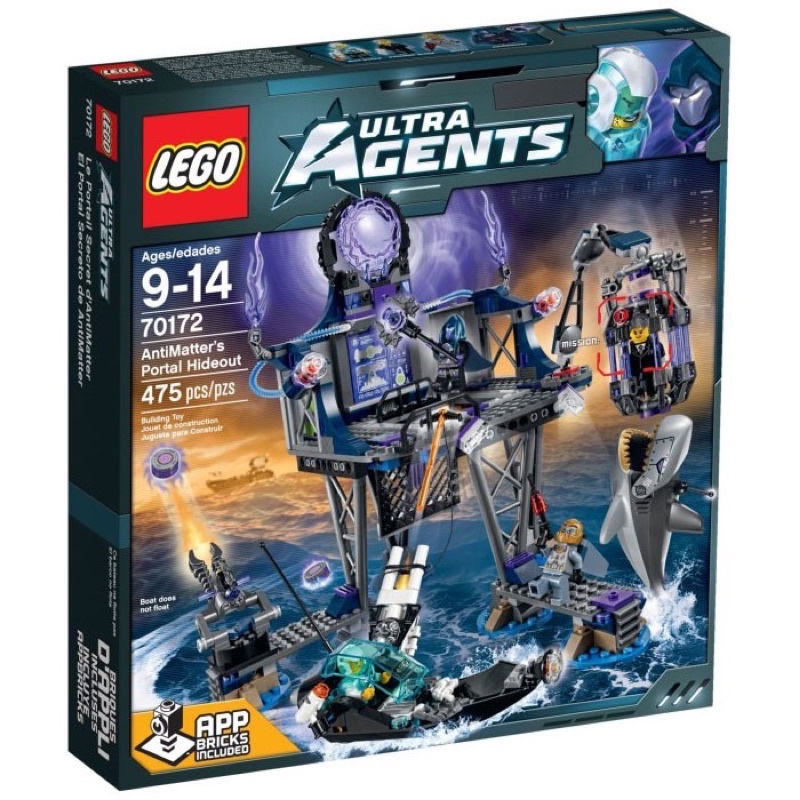 LEGO Ultra Agents 70172 (กล่องมีตำหนิ) AntiMatter's Portal Hideout ของ ...
