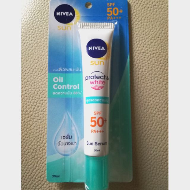 (New) Nivea sun protect&white oil control SPF50+ PA+++ 30ml. | Shopee ...