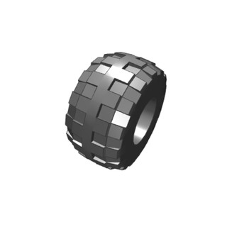 Lego part (ชิ้นส่วนเลโก้) No.56890 / 28290 Tire 24 x 12 R Balloon ...