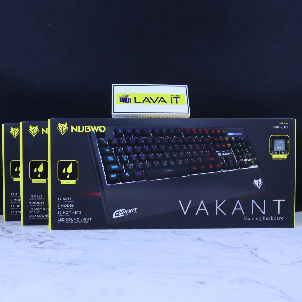 Nubwo NK-30 VAKANT Gaming Keyboard (TH) คีย์บอร์ดเกมมิ่ง (รับประกันสินค้า 1 ปี) | Shopee Thailand