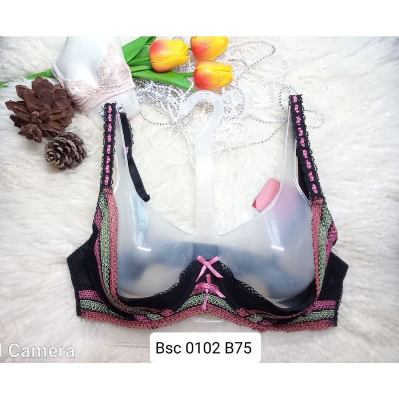 Bsc Size B75,C70,C75 ชุดชั้นใน/เสื้อชั้นในครึ่งเต้า 0102 | Shopee Thailand