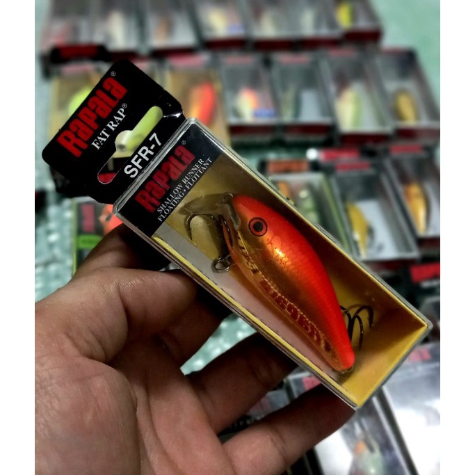 เหยื่อปลอม ตกปลา Rapala Fat Rap SFR-7/FR-7 | Shopee Thailand