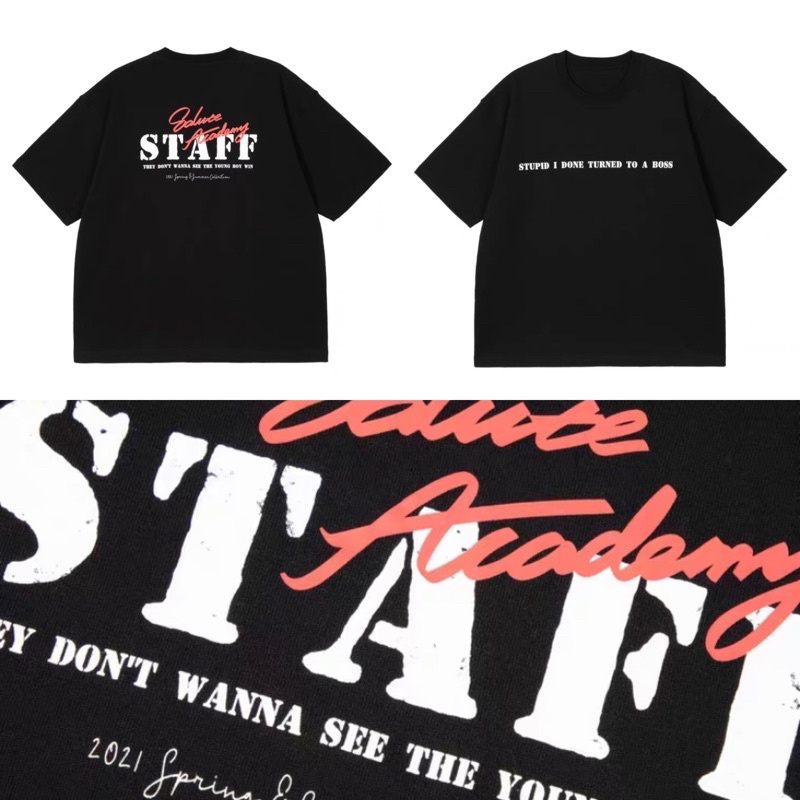 พรีออเดอร์ Salute Staff Tee-Black | Shopee Thailand