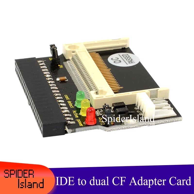 CF TO 40Pin IDE Adapterอะแดปเตอร์แปลงCompact Flash CFถึง 3.5 สตรี 40 PIN IDEบูตการ์ด | Shopee ...