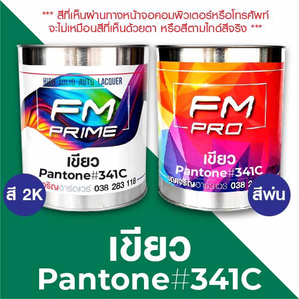 สี PANTONE #341C เขียว PMS Pantone Green #341C | Shopee Thailand
