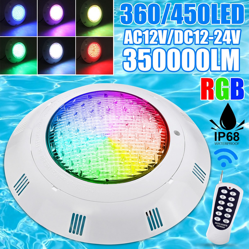 LED Swimming Pool Light Underwater Light ไฟใต้น้ำ ไฟสระน้ำ แสงขาว วอร์ม ...