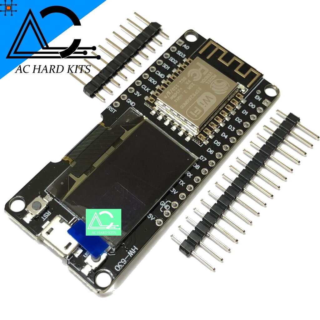 NodeMCU Wemos ESP8266 ESP-12F 0.96 Inch OLED Display CP2102 | Shopee ...