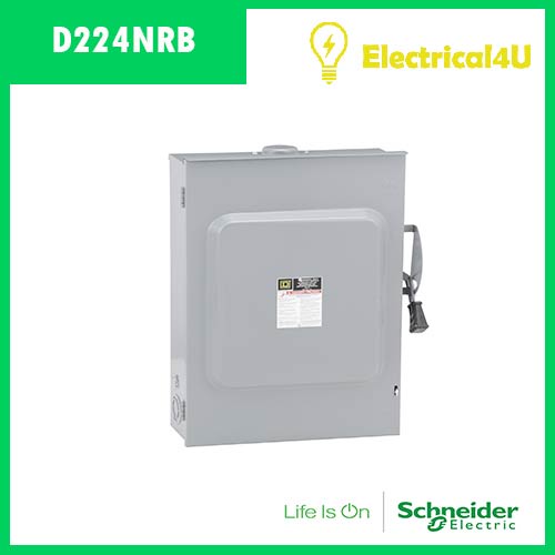 Schneider Electric D224NRB เซฟตี้ สวิตซ์ แบบติดตั้งฟิวส์ได้ สำหรับใช้ ...
