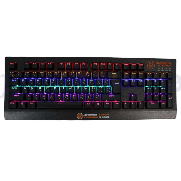 NEOLUTION E-SPORT KEYBOARD GLADIATOR MINI RGB/พร้อมส่ง | Shopee Thailand