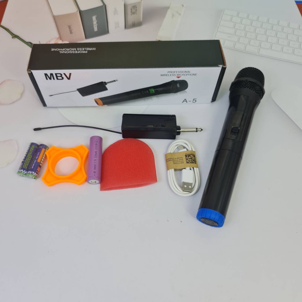 ไมค์M6 ไมโครโฟนไร้สาย ไมค์ลอยเดี่ยว A-ONE,MBV รุ่น M6 !!! ราคาพิเศษ สุดๆๆ | Shopee Thailand