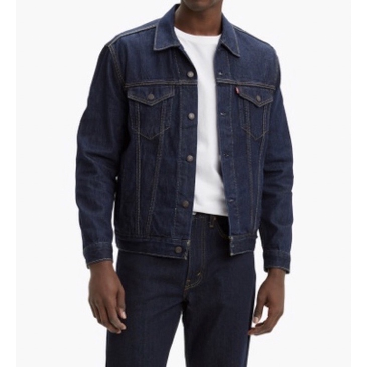 LEVI’S RINSE TRUCKER JACKET 72334-0134 Original แท้100% | Shopee Thailand