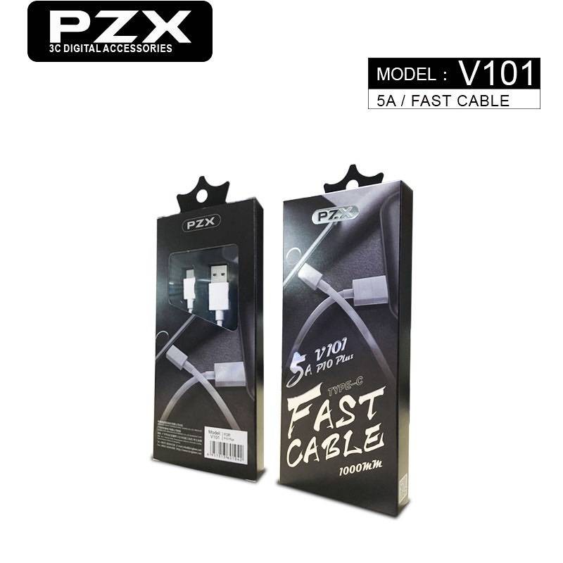 สายชาร์จ V101 TYPE-C 5A FAST CABLE สายชาร์จเร็วฟาสขาร์จ จากPZX V101 ...