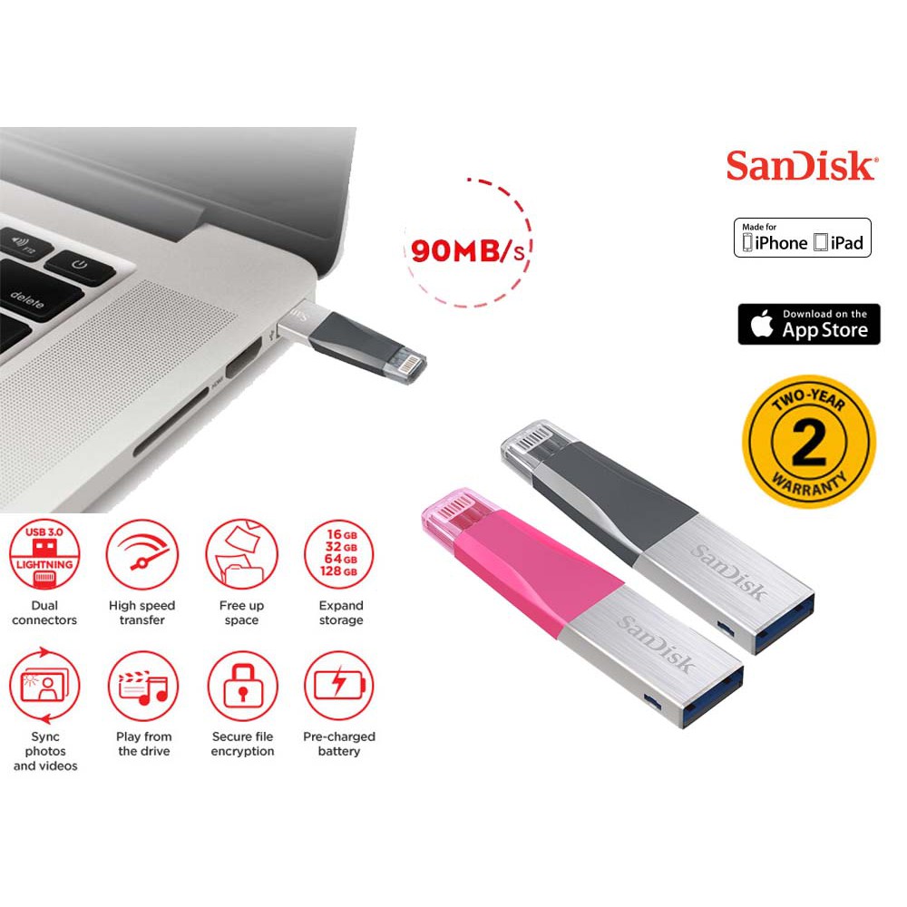 SanDisk iXpand Mini flash drive | Shopee Thailand