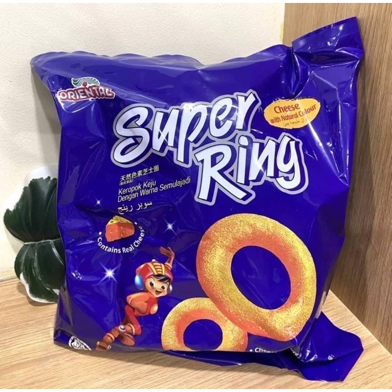 ขนมข้าวโพดอบกรอบรสชีส Super Ring เข้มข้นด้วยชีส 1 แพ็ค บรรจุ 30 ห่อเล็ก ห่อละ 14 กรัม | Shopee ...