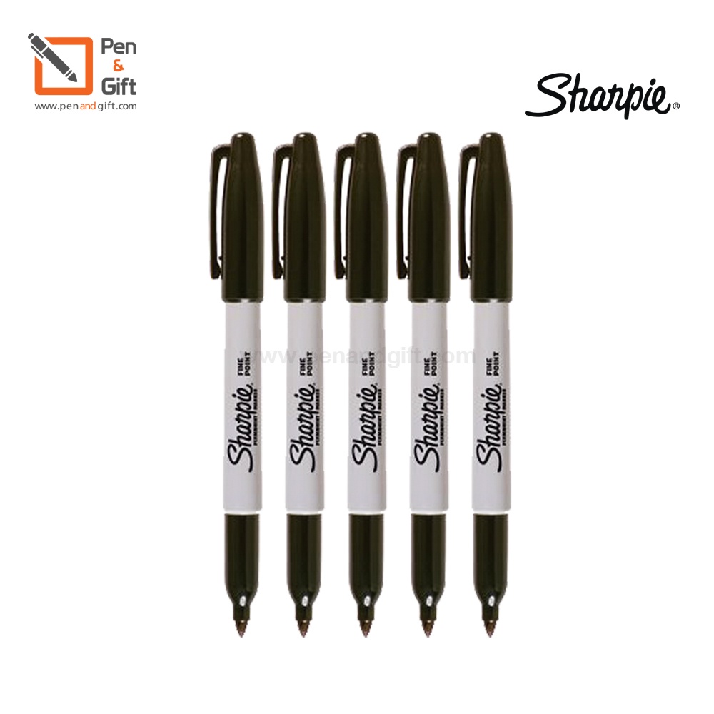 5 pcs. Sharpie Fine Point 1.0 mm, Permanent Marker Original Colors - 5 ...
