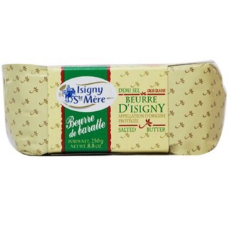 เนย Isigny Salted&Unsalted Butter ขนาด250กรัม เนยรางวัลAOP พร้อมส่งค่ะ ...