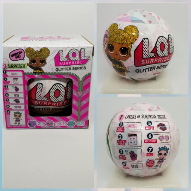 ไข่ LOL LQL Glitter มี 7 ชั้น | Shopee Thailand