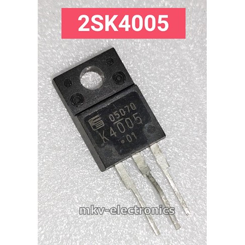 (1ตัว) K4005 , 2SK4005 MOSFET N-Channel 900V 6A TO-220FP Fuji Electric ...