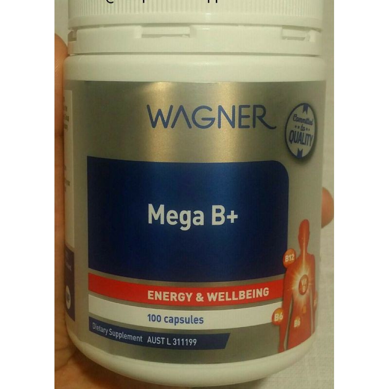 Wagner Mega B+ 100 Capsules "วิตามินบีรวม" แบรนด์ Wagner | Shopee Thailand
