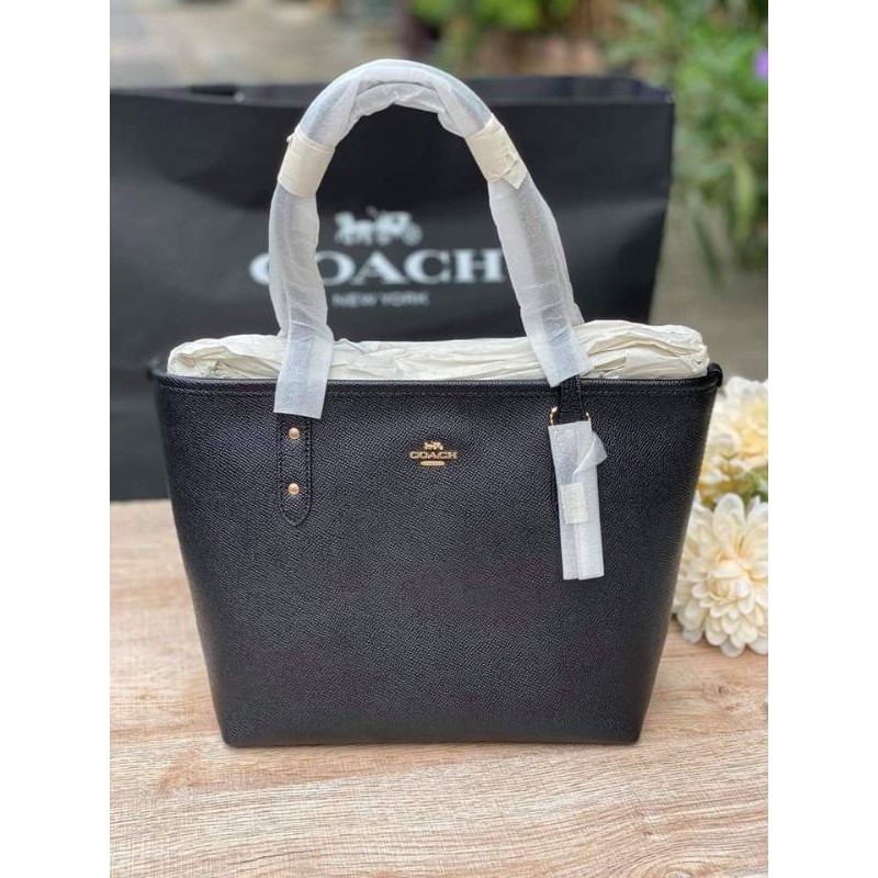 (ผ่อน0%)10เดือน🚩กดเลย พร้อมส่งCOACH MINI CITY ZIP TOTE แท้100% | Shopee ...