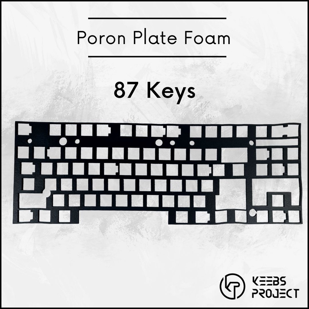 Poron Plate โฟมสําหรับ 60% 64 คีย์ 68 82 84 75% 87 TKL 104 รูปแบบ 96% สําหรับคีย์บอร์ดแบบกลไก ...
